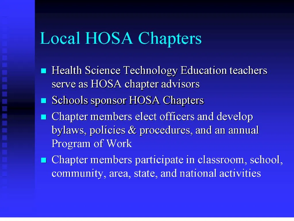 PPT - local hosa chapters PowerPoint Presentation, free download - ID ...
