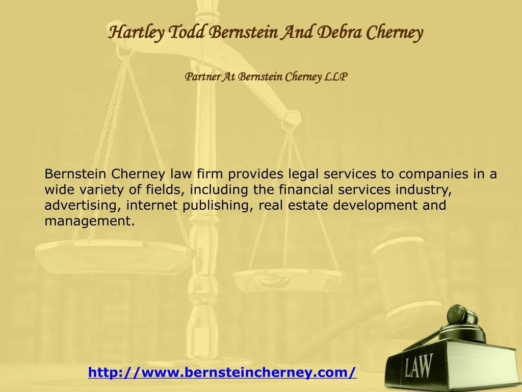 PPT - Hartley Todd Bernstein And Debra Cherney PowerPoint Presentation ...
