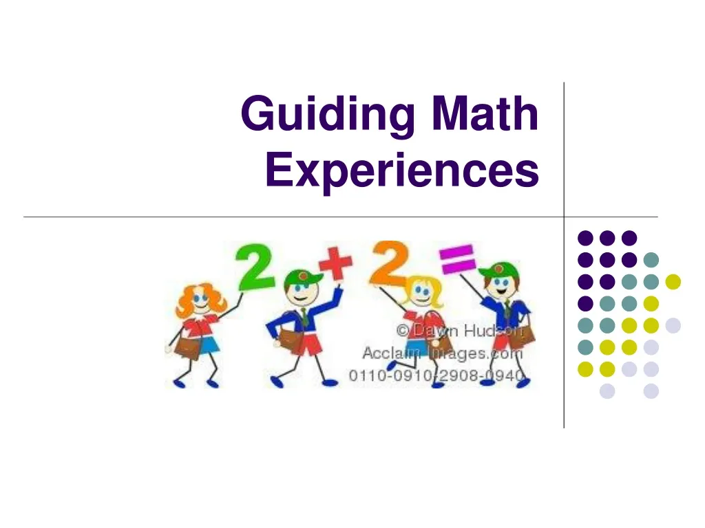 PPT - Guiding Math Experiences PowerPoint Presentation, free download ...