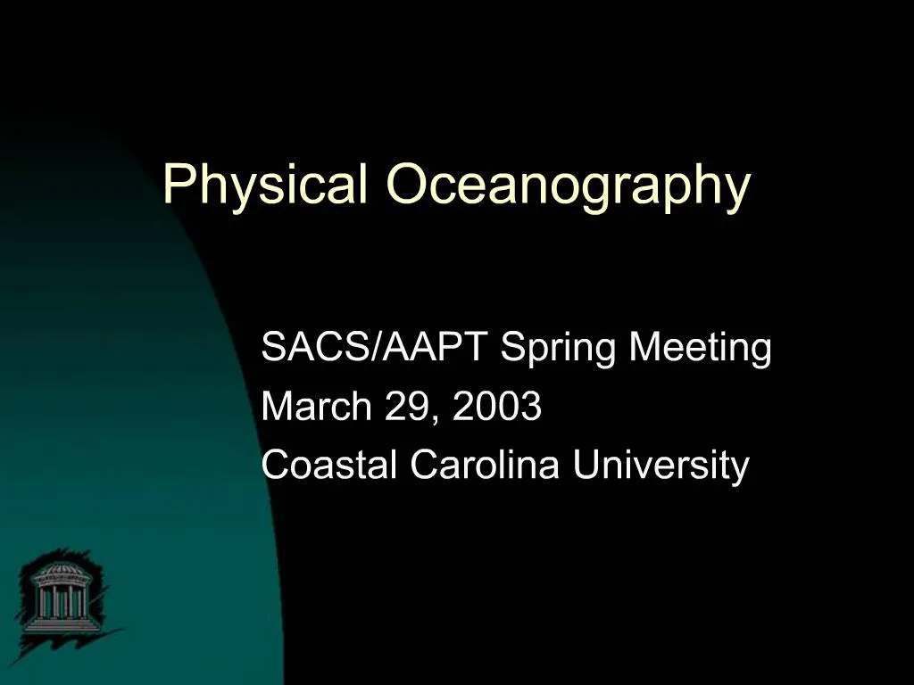 PPT - Physical Oceanography PowerPoint Presentation, free download - ID ...