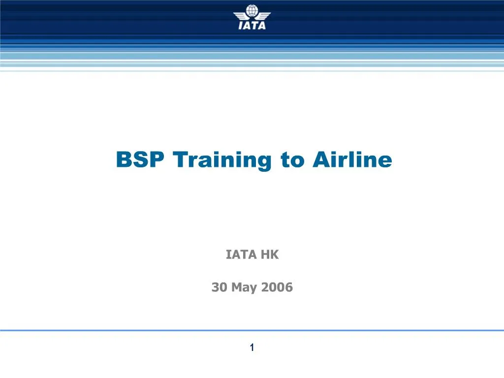 PPT - bsp training to airline PowerPoint Presentation, free download ...