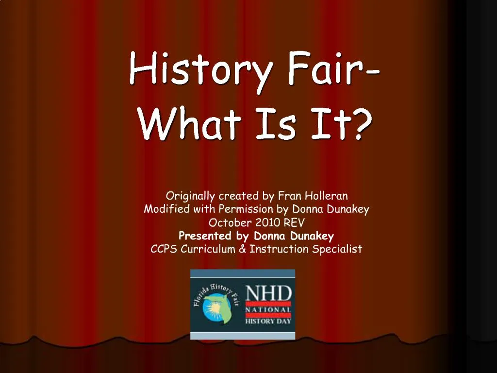 PPT - History Fair- What Is It PowerPoint Presentation, free download ...