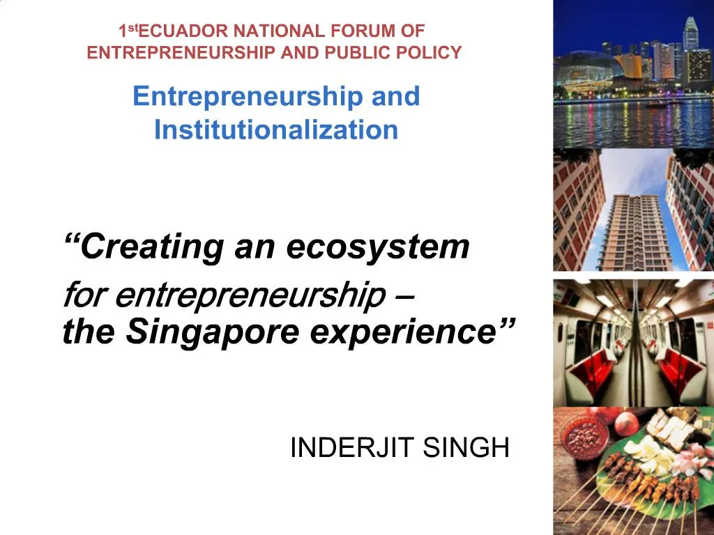 PPT - Entrepreneurship and Institutionalization PowerPoint Presentation - ID:1431397