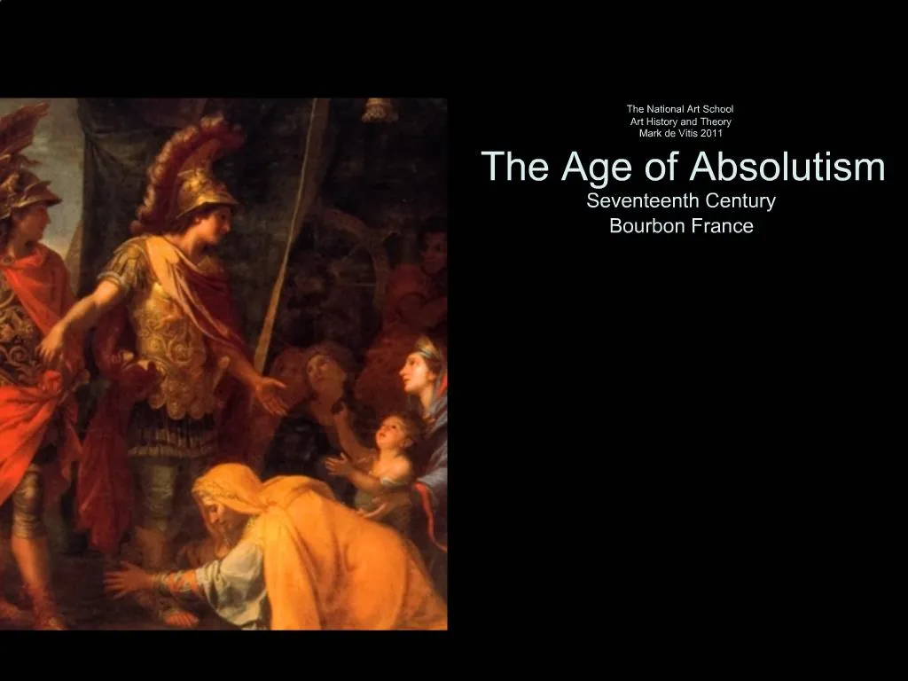 PPT - The National Art School Art History and Theory Mark de Vitis 2011 ...