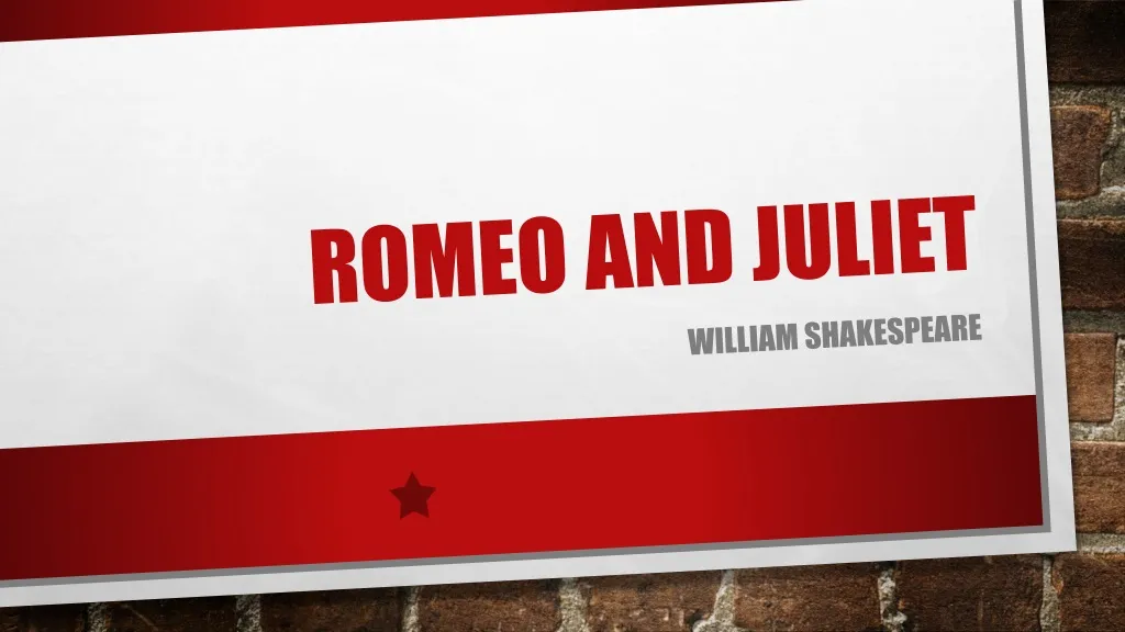 PPT - Romeo and Juliet PowerPoint Presentation, free download - ID:1433056