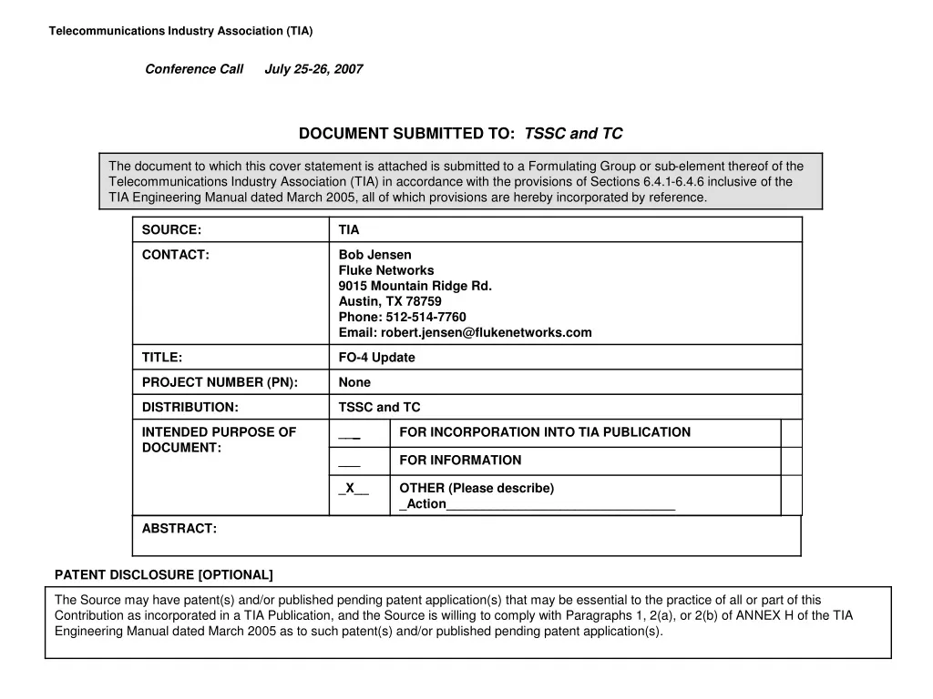PPT - DOCUMENT SUBMITTED TO: TSSC and TC PowerPoint Presentation, free ...