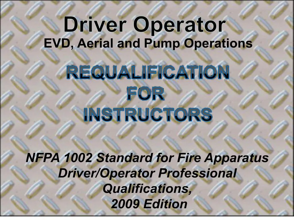 PPT - driver operator PowerPoint Presentation, free download - ID:144212