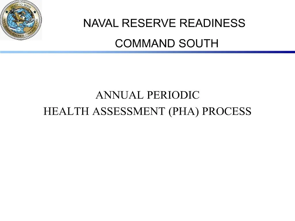 PPT - annual periodic health assessment pha process PowerPoint ...