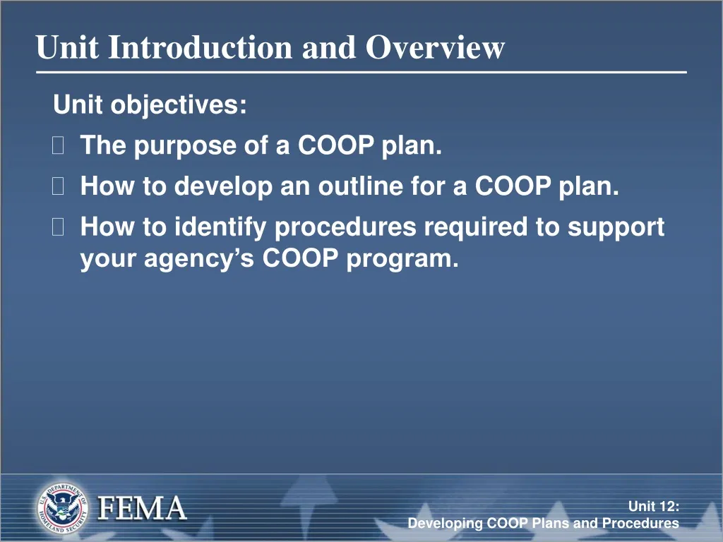 PPT - Unit Introduction and Overview PowerPoint Presentation, free ...