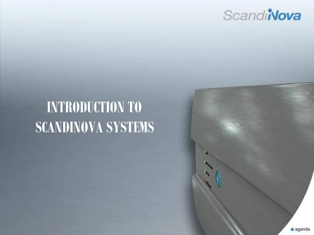 PPT - INTRODUCTION TO SCANDINOVA SYSTEMS PowerPoint Presentation, free ...