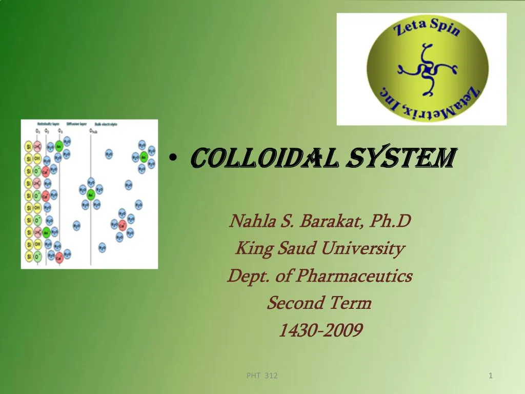 PPT - Colloidal System PowerPoint Presentation, free download - ID:1460454