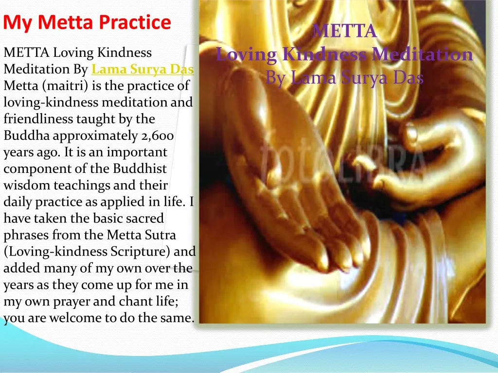 PPT - My Metta Practice PowerPoint Presentation, free download - ID:1462599