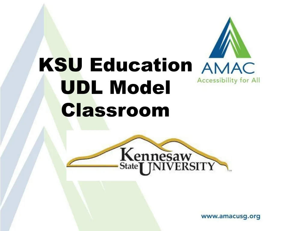 PPT - KSU Education UDL Model Classroom PowerPoint Presentation, free ...