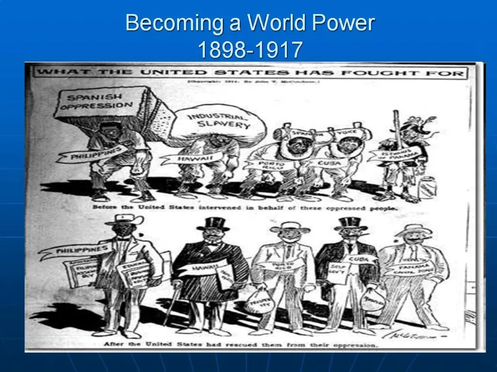 PPT - Becoming a World Power 1898-1917 PowerPoint Presentation, free ...