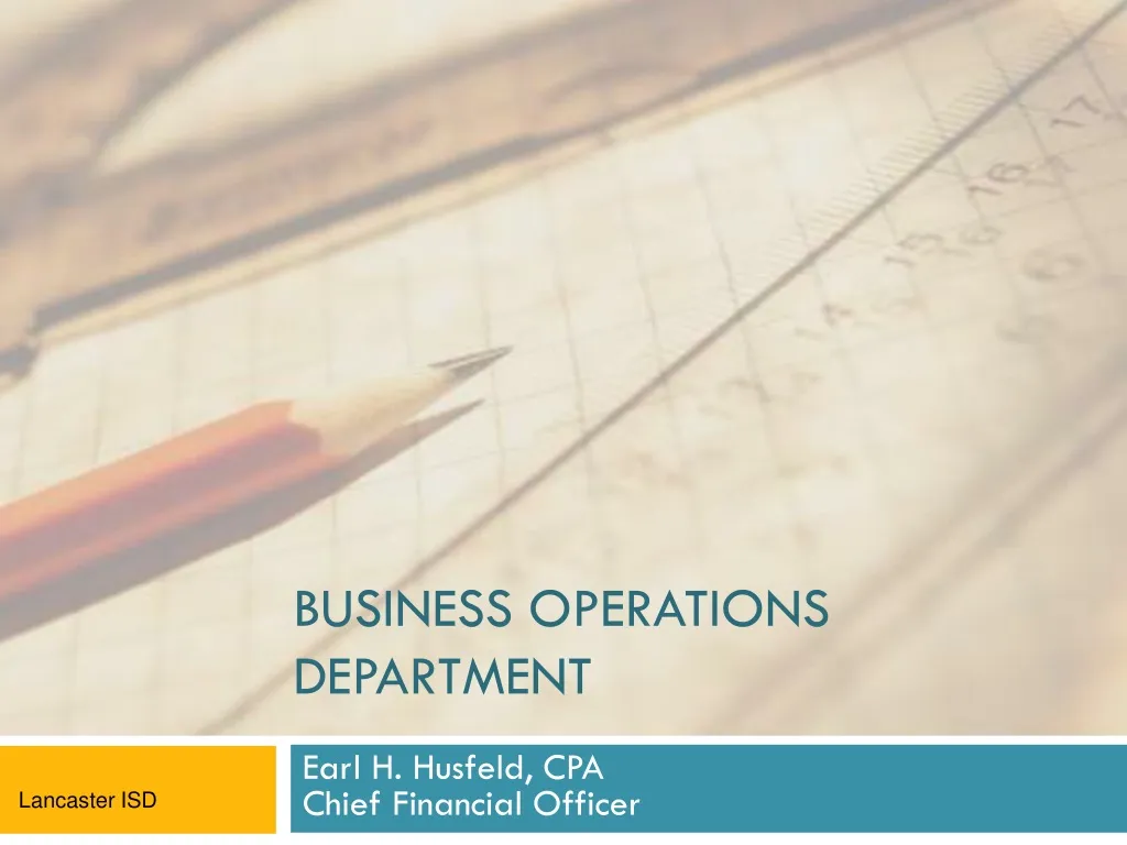 PPT - BUSINESS OPERATIONS DEPARTMENT PowerPoint Presentation, free ...
