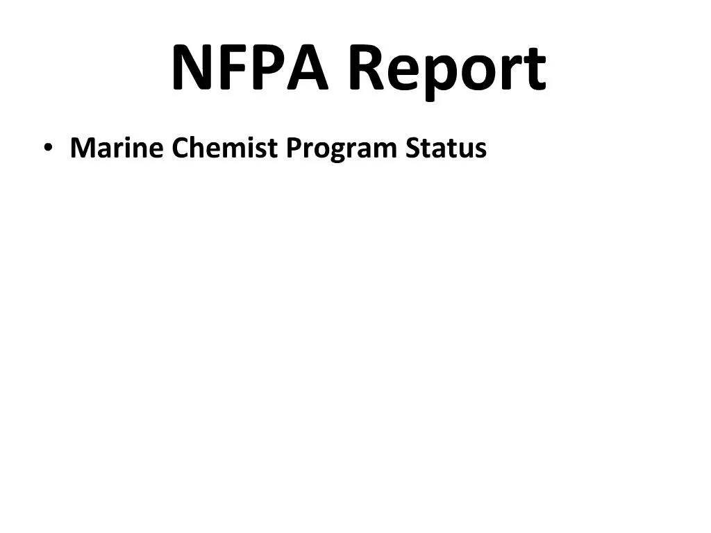 PPT - NFPA Report PowerPoint Presentation, free download - ID:1473079