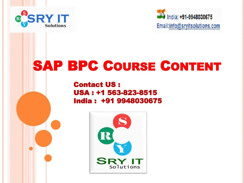 PPT - SAP BPC Online Training PowerPoint Presentation, free download - ID:1474077