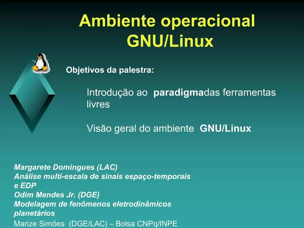 PPT - Ambiente operacional GNU PowerPoint Presentation, free download - ID:1476840