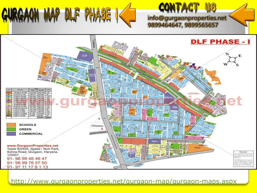 PPT - Gurgaon Map | Map of Gurgaon City|Sector|Road PowerPoint ...
