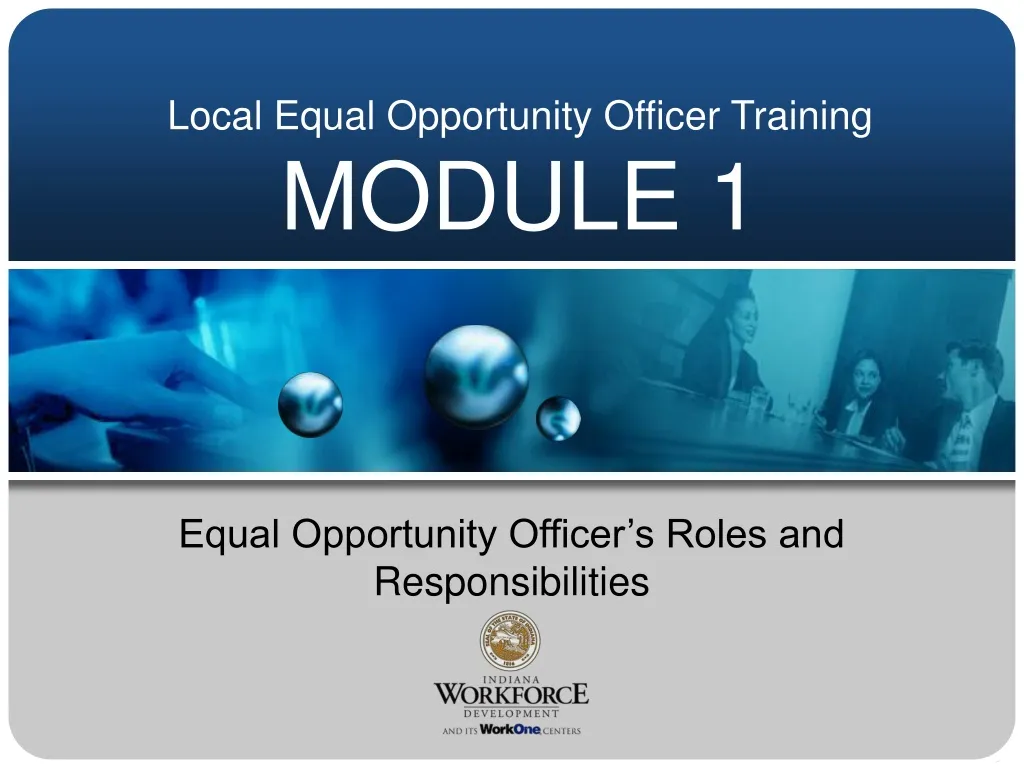 PPT - Local Equal Opportunity Officer Training MODULE 1 PowerPoint ...