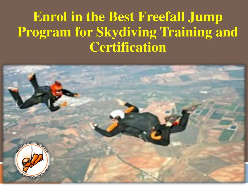 PPT - Best Freefall Jump Program for Skydiving Training PowerPoint ...