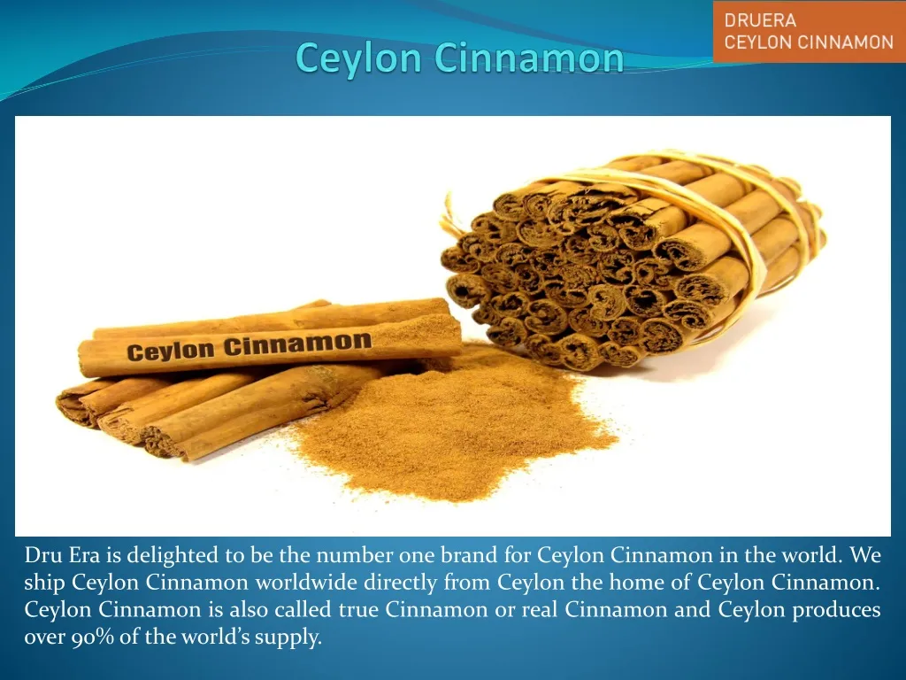 PPT - The Uses of Ceylon Cinnamon Products PowerPoint Presentation ...