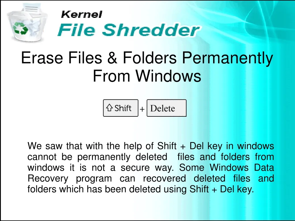 PPT - How to Permanently Deleted Files and Folders from Windows ...