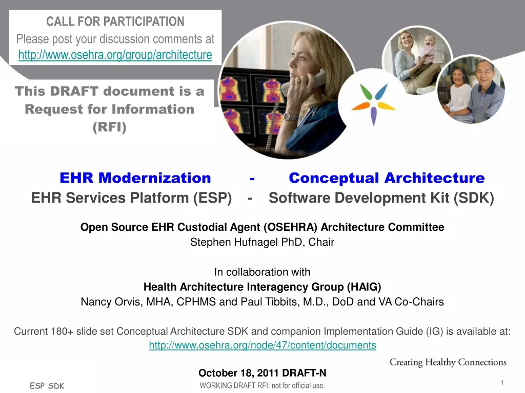 PPT - Open Source EHR Custodial Agent (OSEHRA) Architecture Committee ...