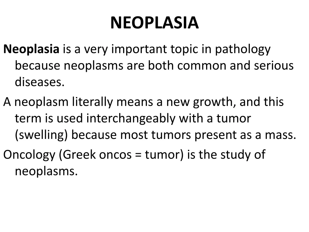 PPT - NEOPLASIA PowerPoint Presentation, free download - ID:151392