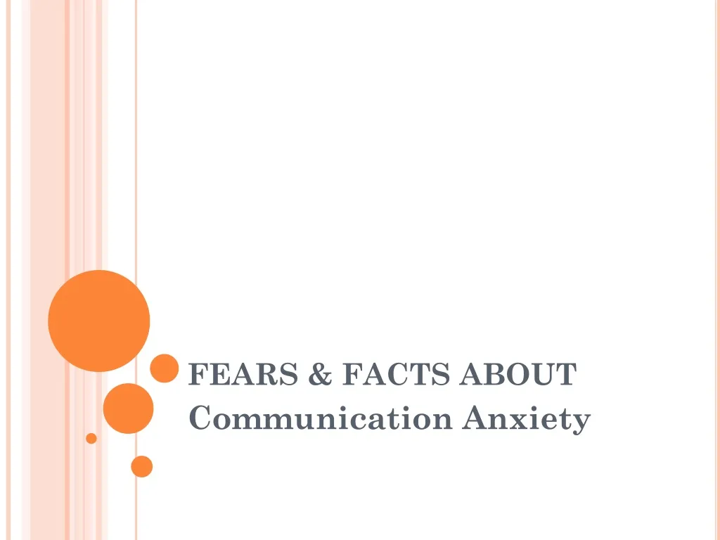 PPT - FEARS & FACTS ABOUT PowerPoint Presentation, free download - ID ...