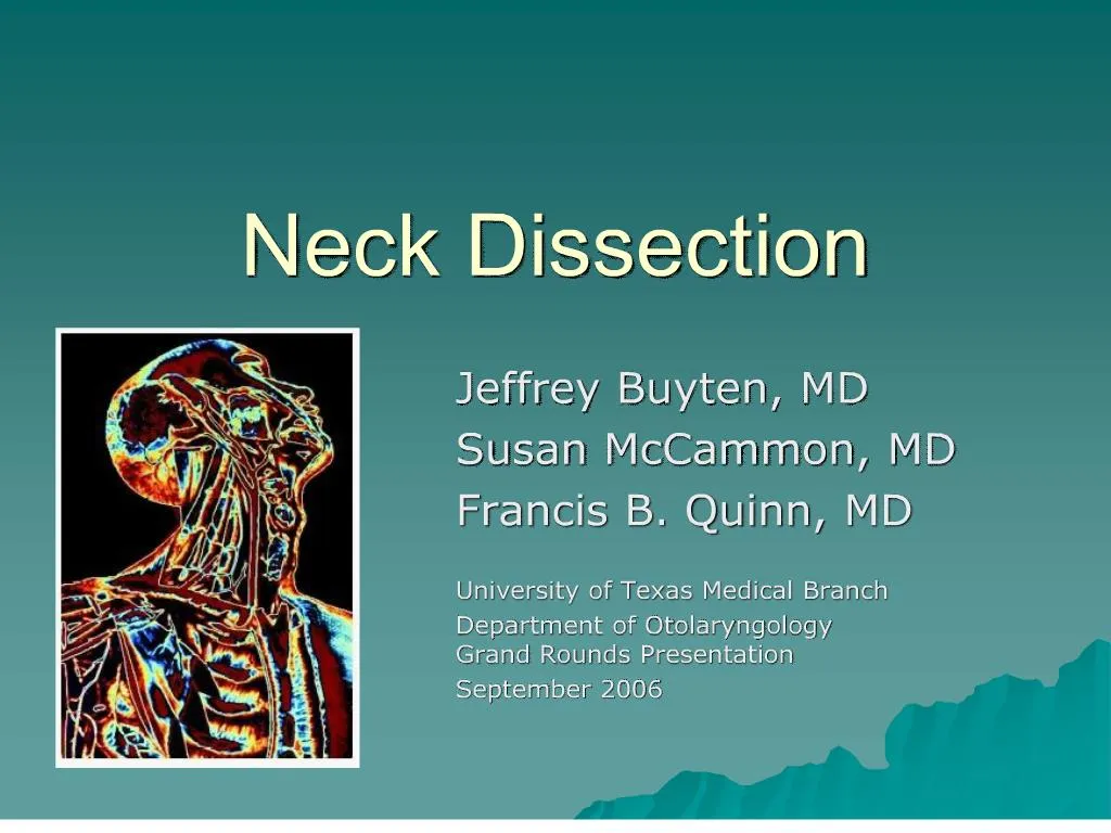PPT Neck Dissection PowerPoint Presentation Free Download ID 158431 PPT Neck Dissection PowerPoint Presentation Free Download ID 158431