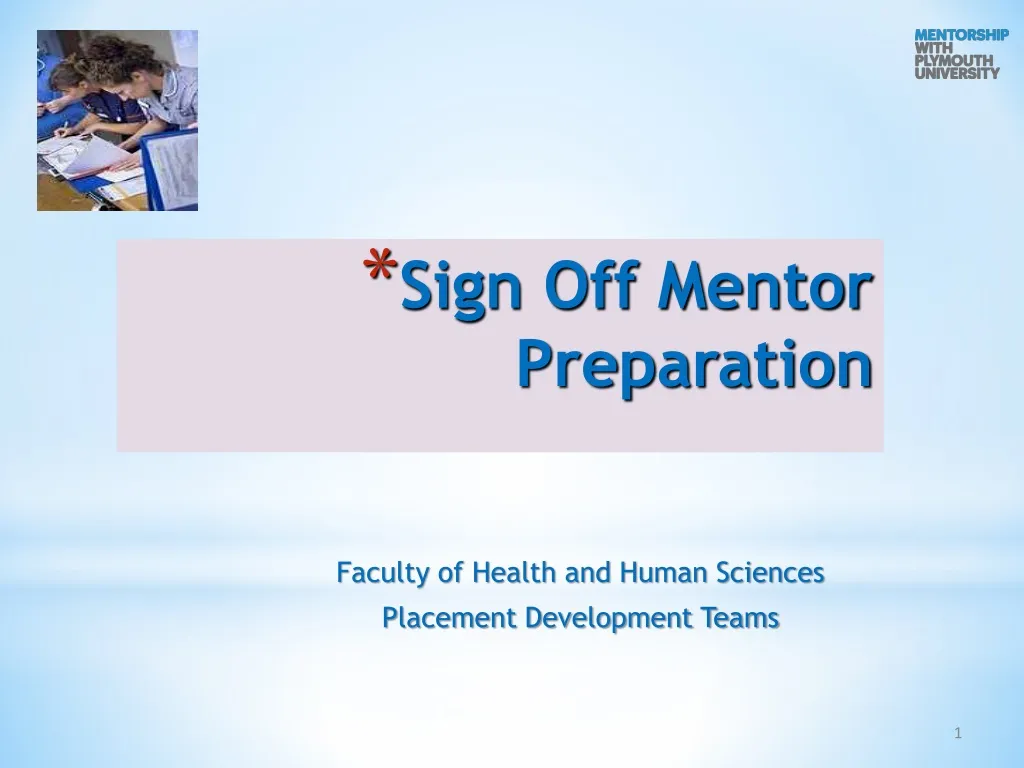 PPT - Sign Off Mentor Preparation PowerPoint Presentation, free ...