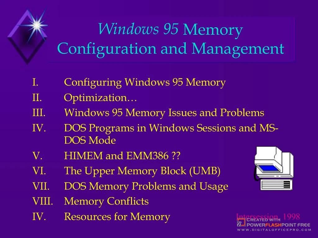 PPT - Windows 95 Memory Configuration PowerPoint Presentation, free ...