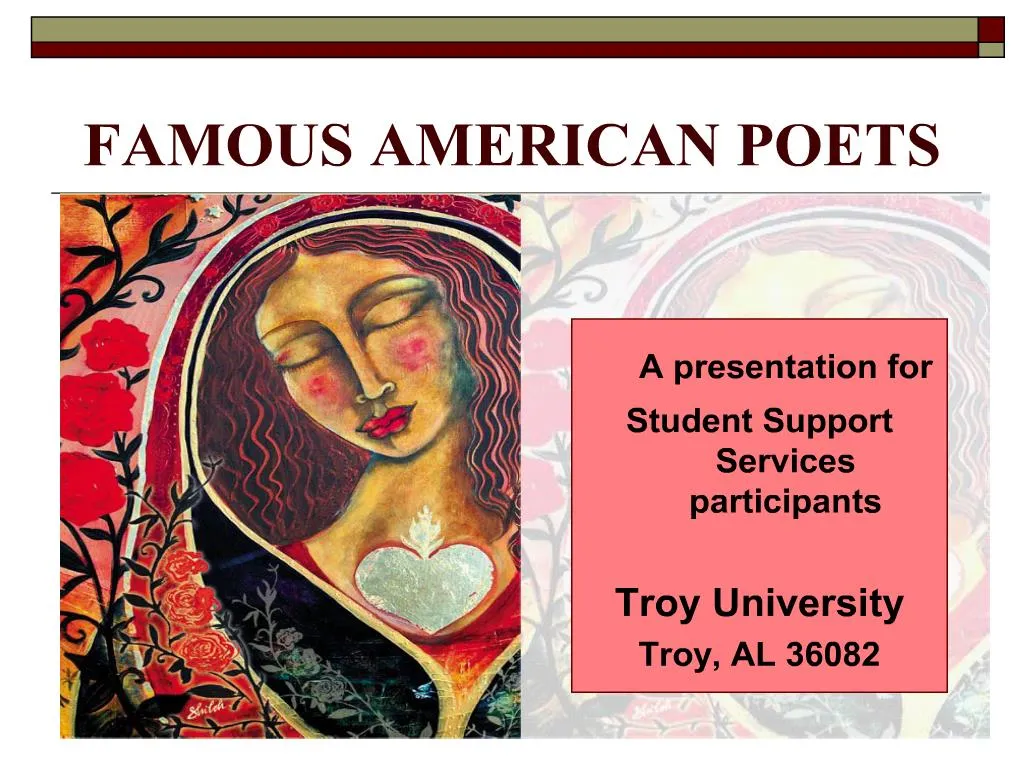 PPT - famous american poets PowerPoint Presentation, free download - ID ...