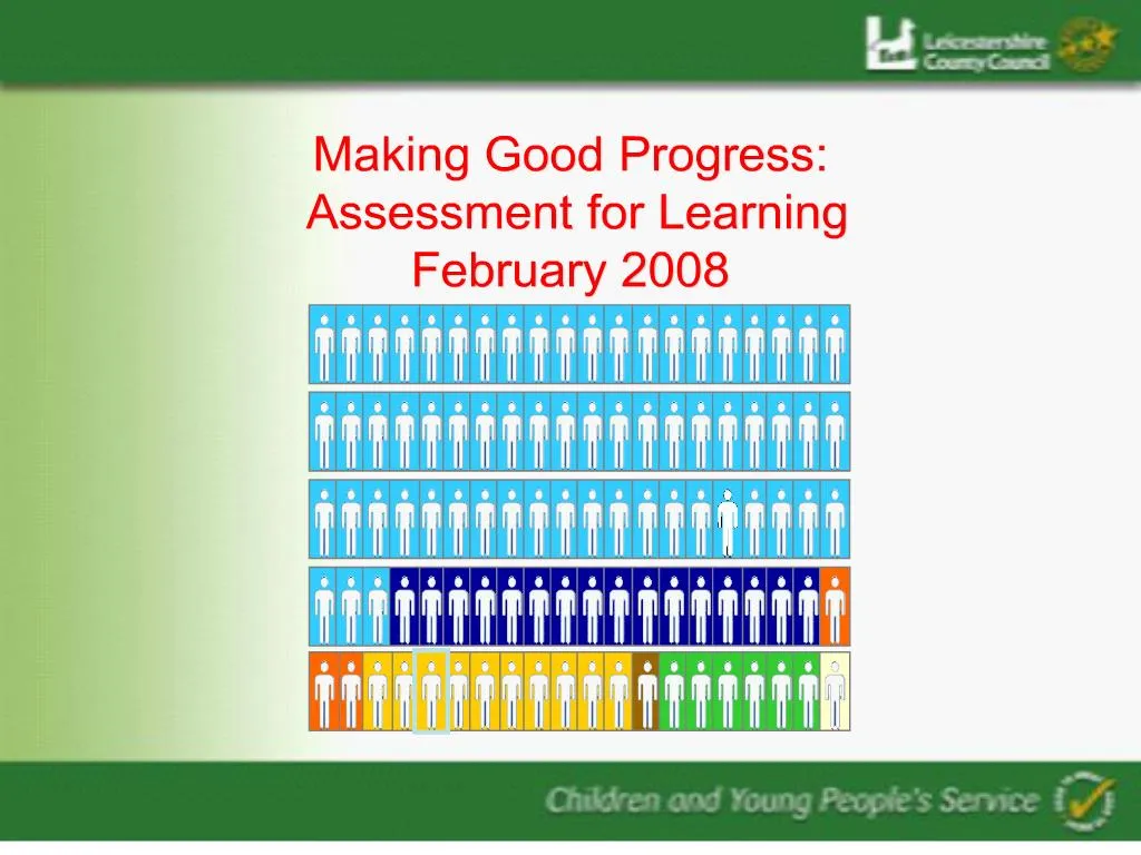 PPT - Making Good Progress: Assessment for Learning February 2008 ...
