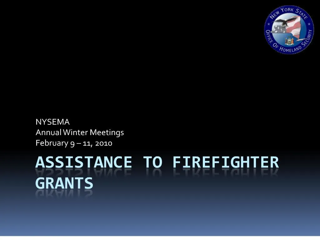 PPT - Assistance to Firefighter Grants PowerPoint Presentation, free ...