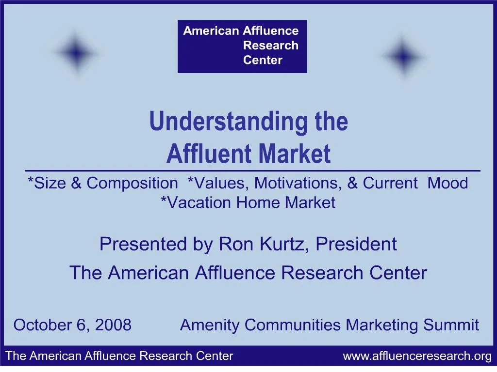 PPT - Understanding the Affluent Market PowerPoint Presentation, free ...