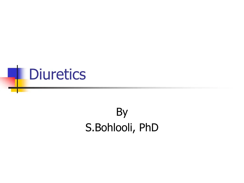 PPT - Diuretics PowerPoint Presentation, free download - ID:167931