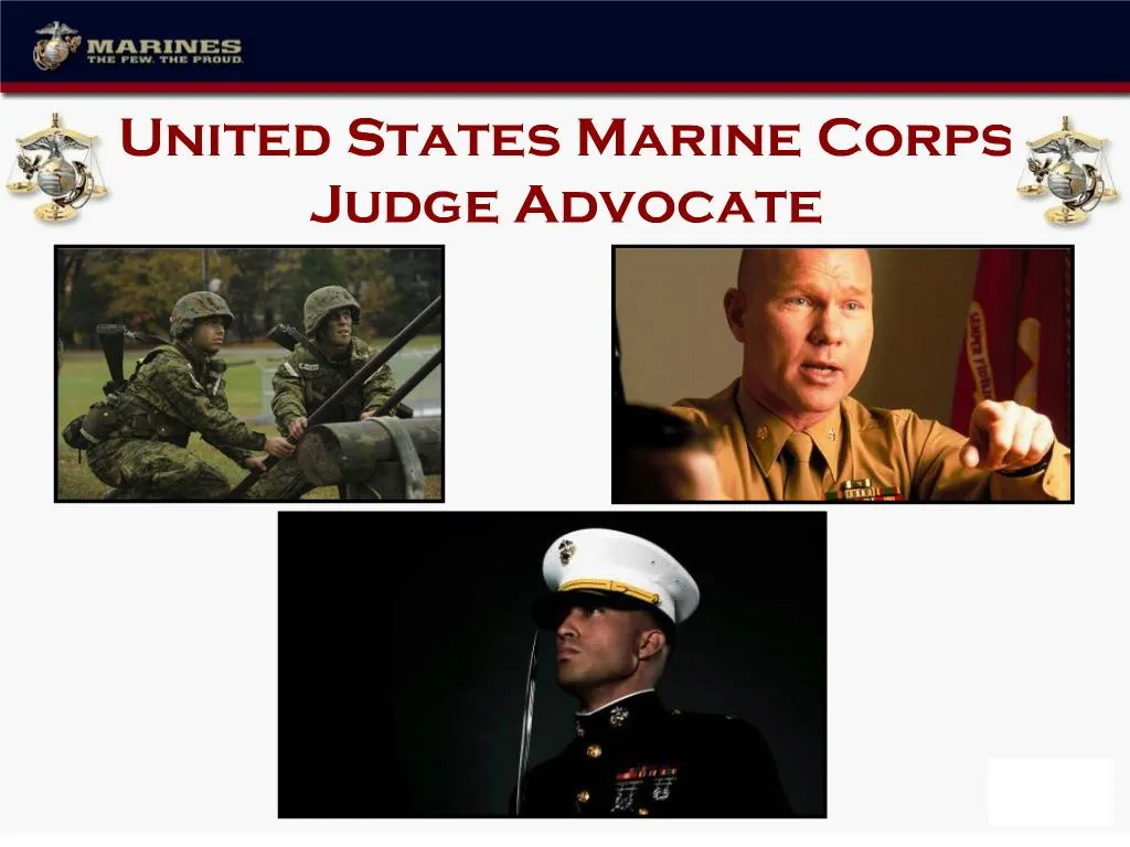 PPT - United States Marine Corps Judge Advocate PowerPoint Presentation ...