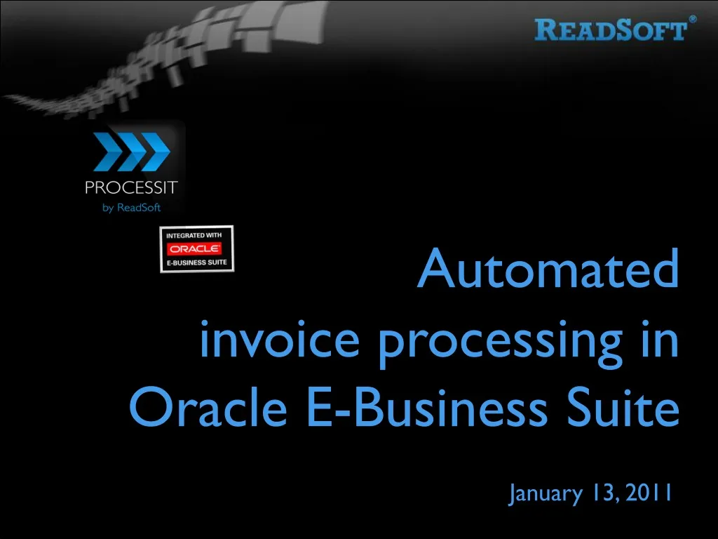 PPT - Automated invoice processing in Oracle E-Business Suite ...