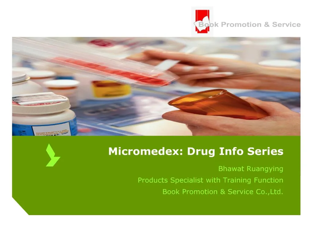 PPT - Micromedex: Drug Info Series PowerPoint Presentation, free ...