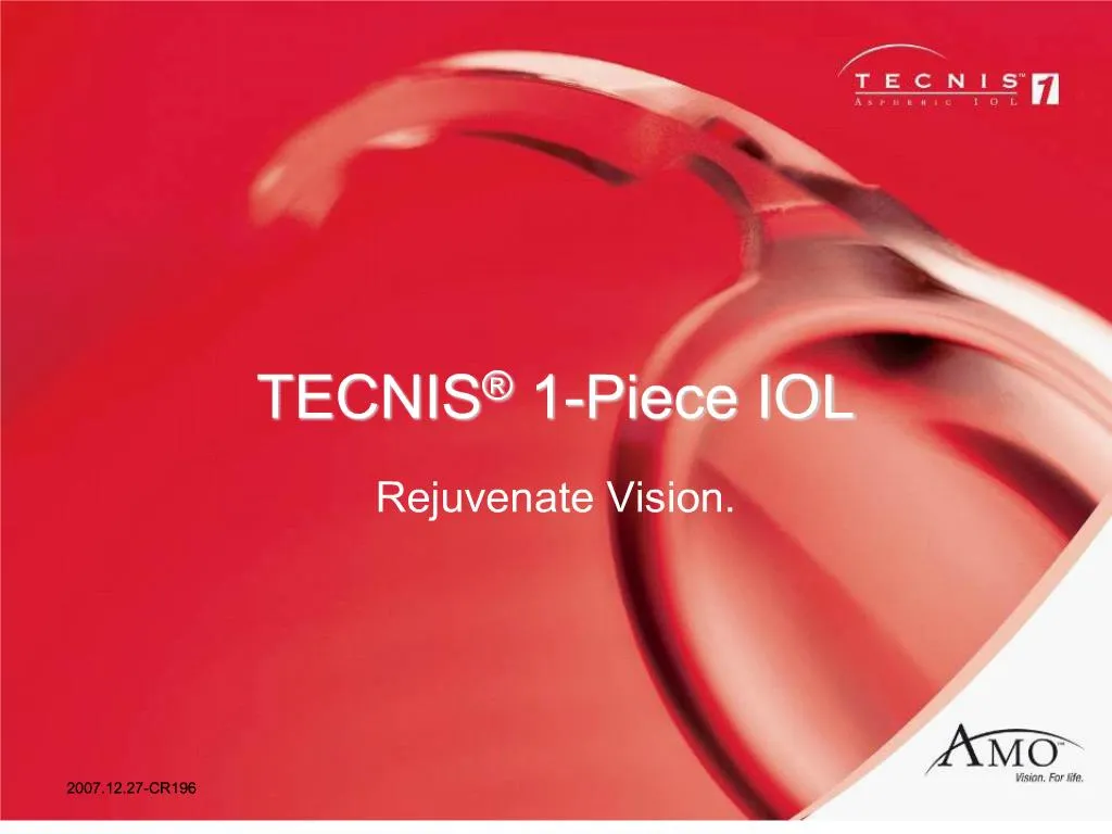 PPT - TECNIS 1-Piece IOL PowerPoint Presentation, free download - ID:172634