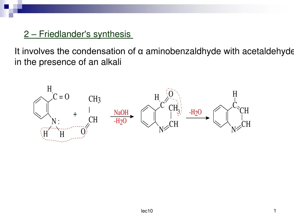 PPT - 2 – Friedlander's synthesis PowerPoint Presentation, free ...