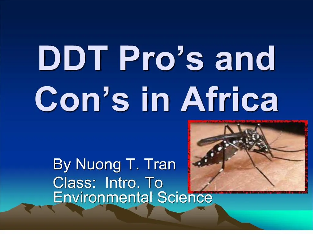 PPT - DDT Pro PowerPoint Presentation, free download - ID:173034