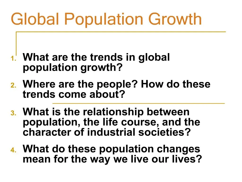 PPT - Global Population Growth PowerPoint Presentation, free download ...