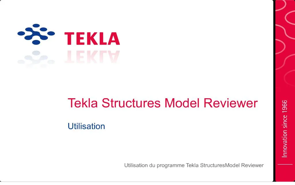 PPT - Tekla Structures Model Reviewer PowerPoint Presentation, free ...