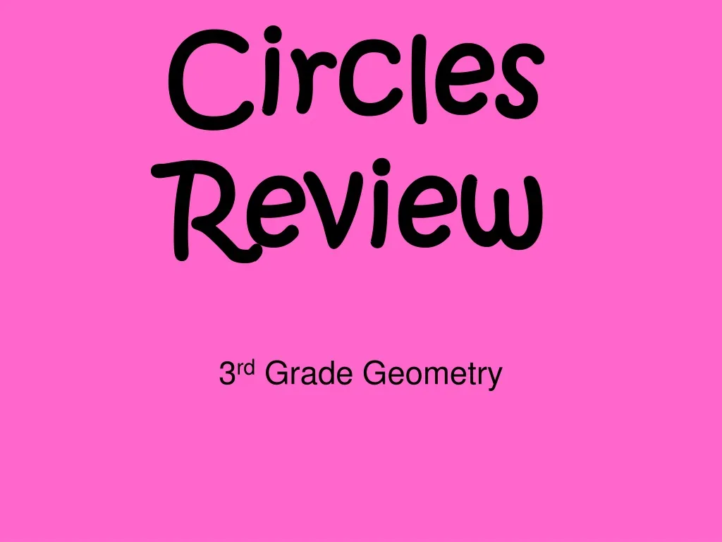 PPT - Circles Review PowerPoint Presentation, free download - ID:176796