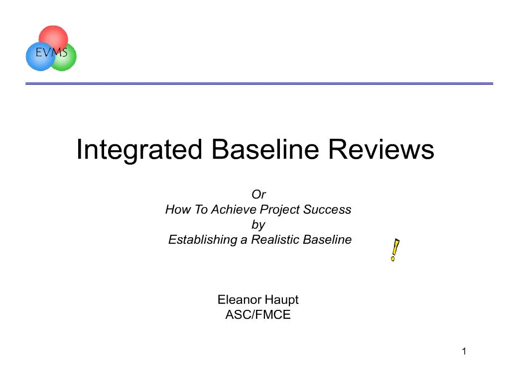 PPT - Integrated Baseline Reviews PowerPoint Presentation, free ...
