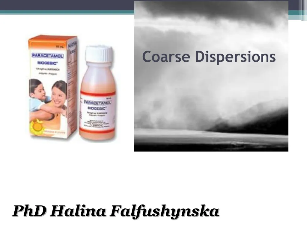 PPT - Coarse Dispersions PowerPoint Presentation, free download - ID:179046