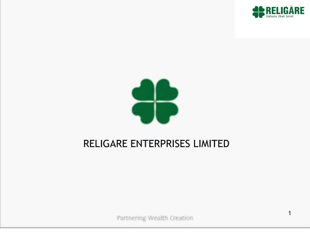 PPT - RELIGARE ENTERPRISES LIMITED PowerPoint Presentation, free ...